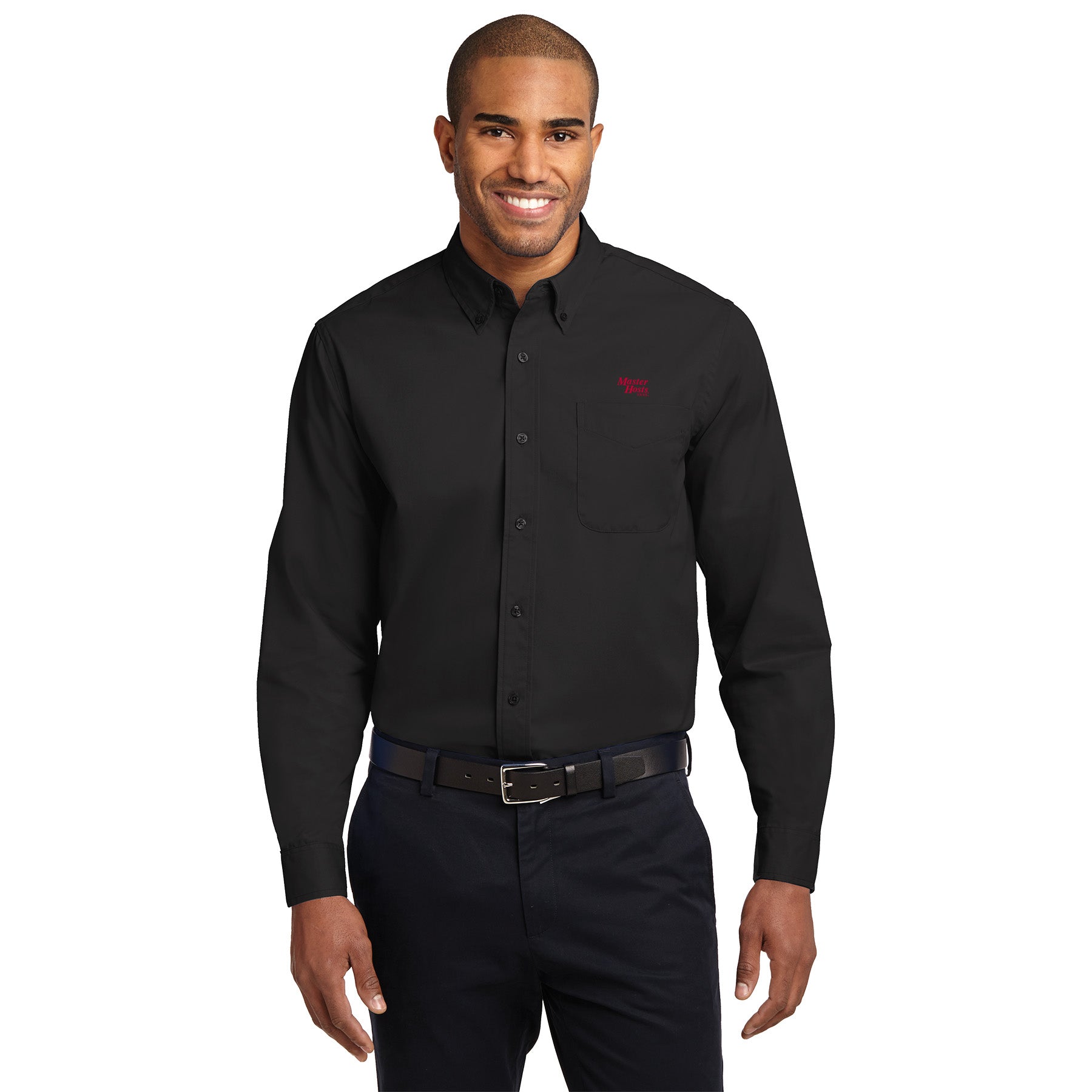 Men's Easy-Care Long Sleeve Shirt - Master Hosts Inns – Sable Hotel Supply