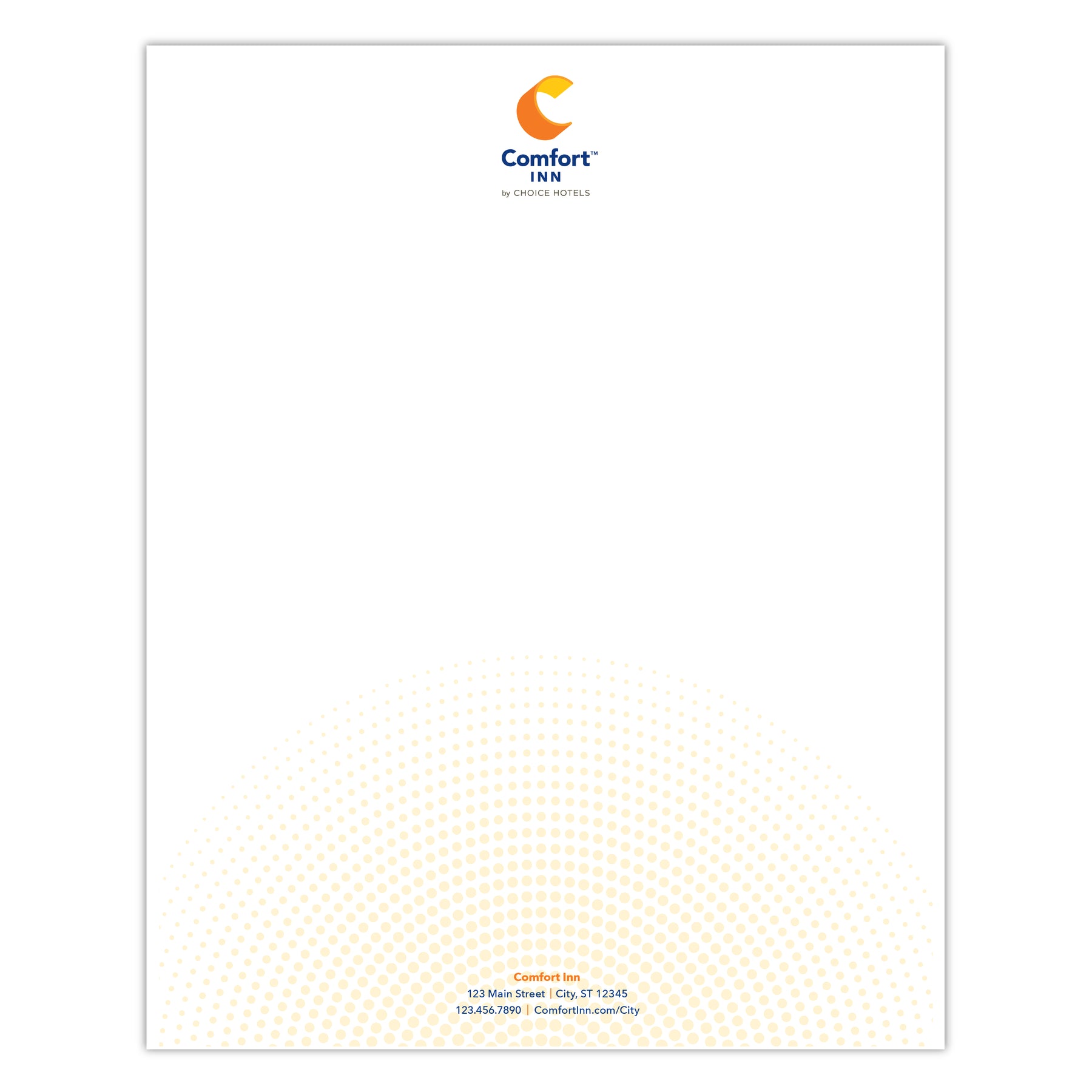 Letterhead - Comfort Inn – Sable Hotel Supply