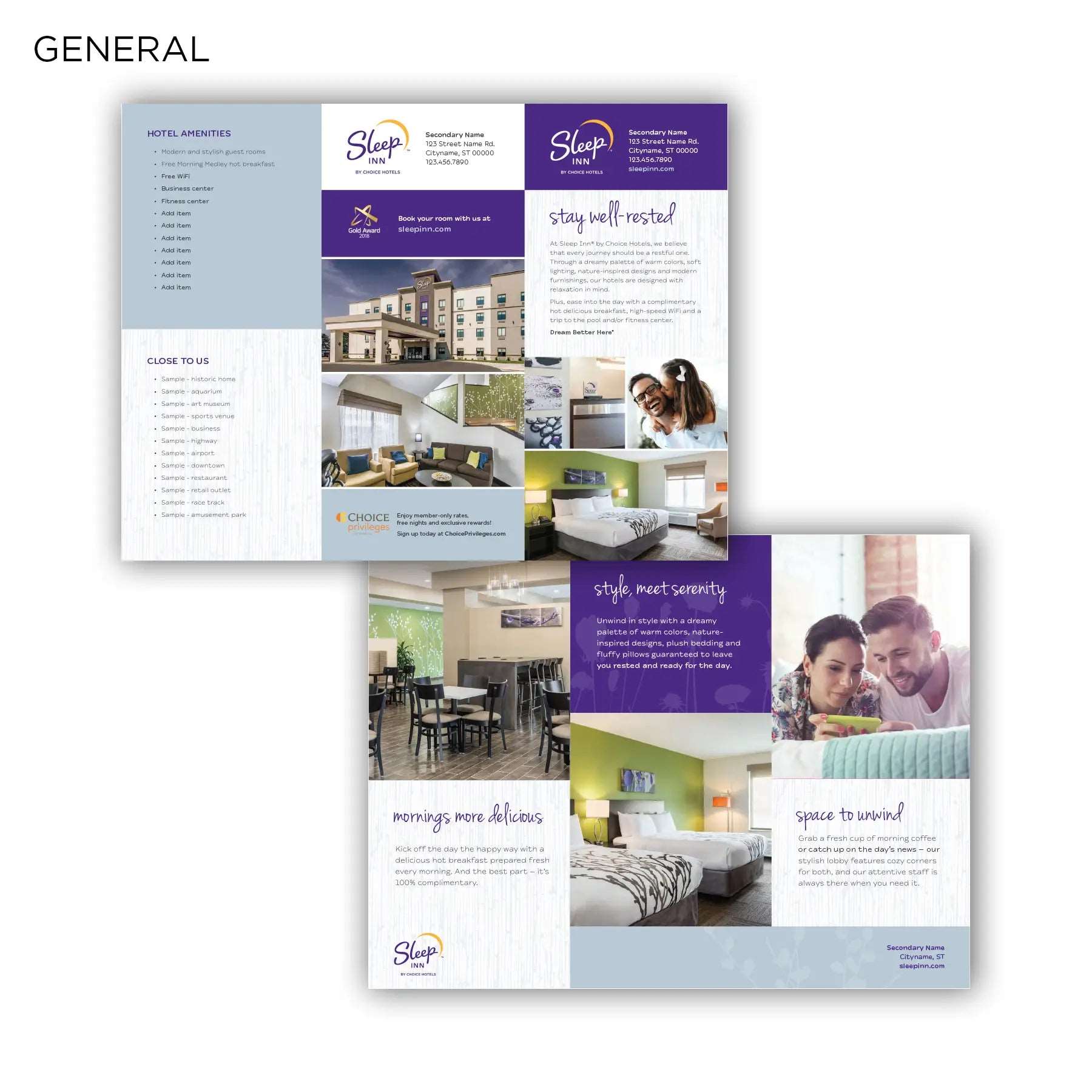 Sleep Inn Brochure – Sable Hotel Supply